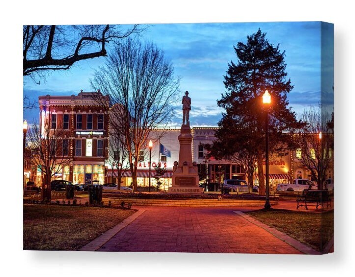 Bentonville Arkansas Downtown Square Bentonville Cityscape | Etsy