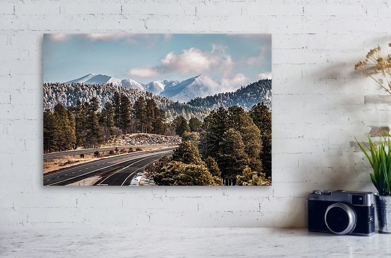 Flagstaff Arizona Mountain Landscape Nature Print Wall | Etsy
