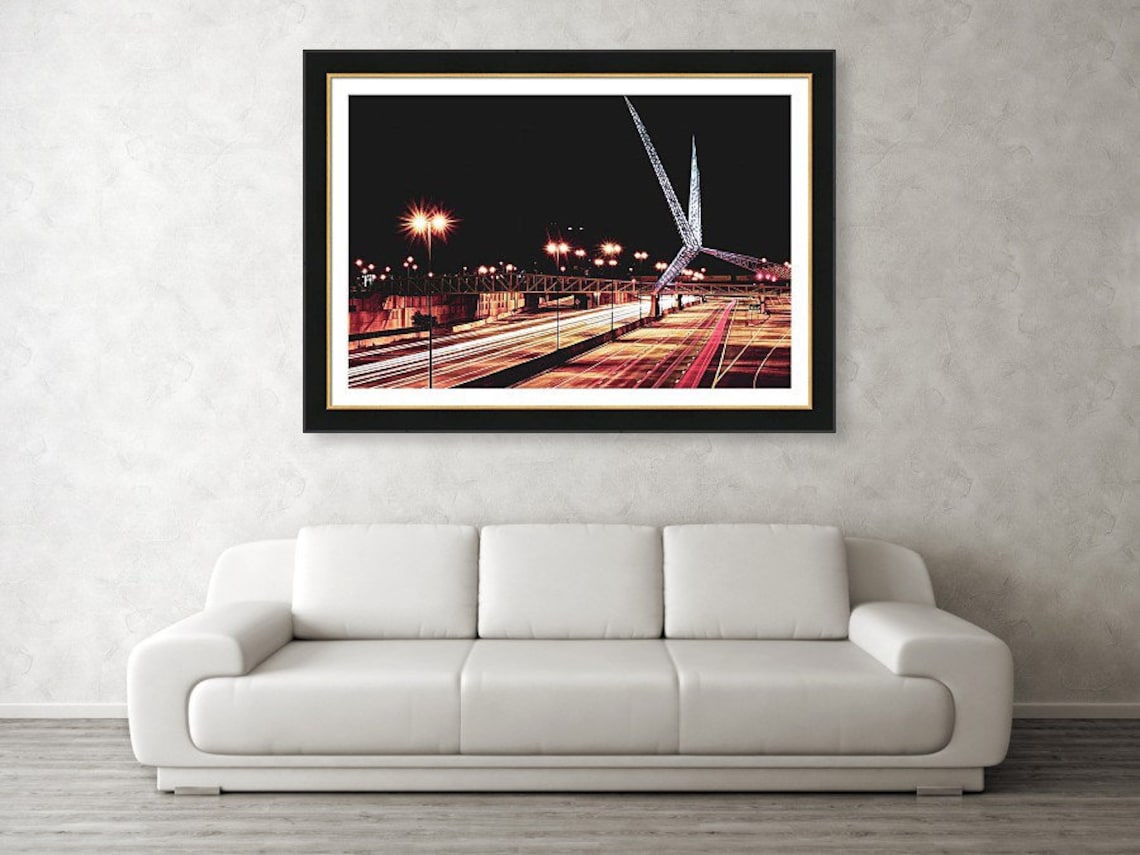 Skydance Pedestrian Bridge Oklahoma City Scissortail Bridge | Etsy