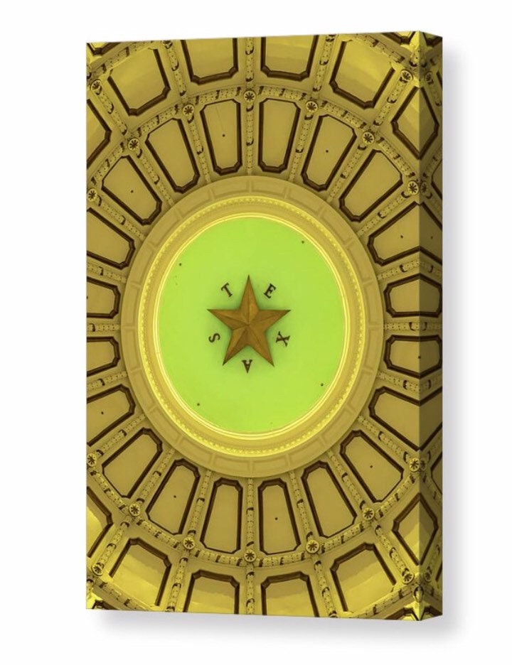 Austin Texas Print Texas Star Art Texas Capitol Texas Wall | Etsy