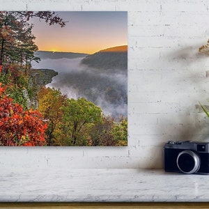 Hawksbill Crag Sunrise, Whitaker Point, Autumn, Fall Foliage, Northwest ...