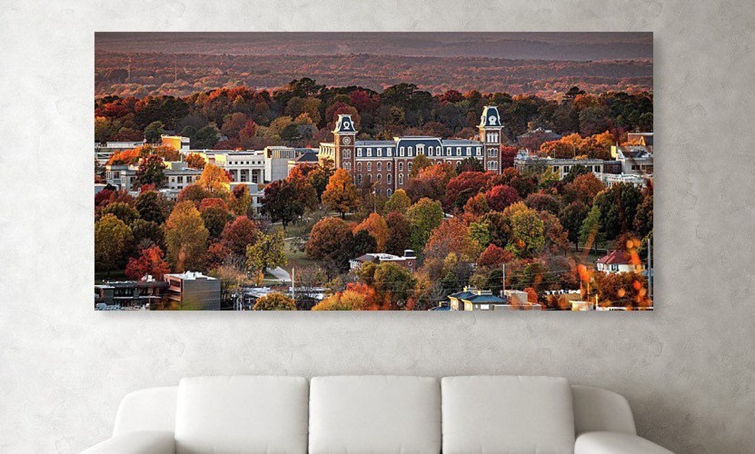 Old Main Panorama, Arkansas Landmarks, Northwest Arkansas, Fayetteville ...