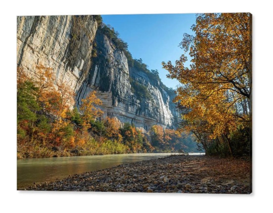 Roark Bluff Sunrise Print: Buffalo River Autumn Landscape - Etsy