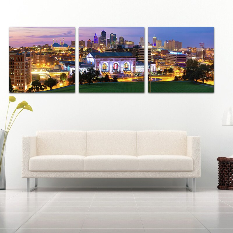 Triptych Architecture Art - Etsy
