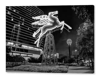 Dallas Skyline Neon Sign - Etsy