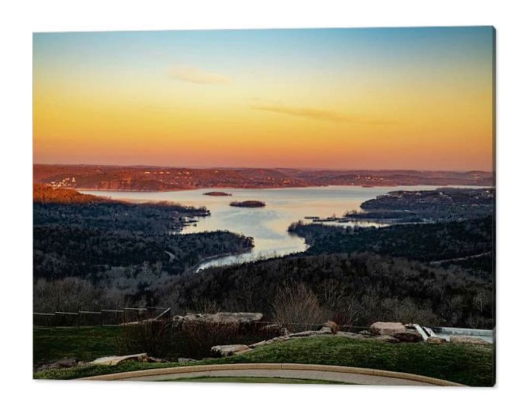 Table Rock Lake Sunrise, Branson Missouri, Top of the Rock, Ozark ...