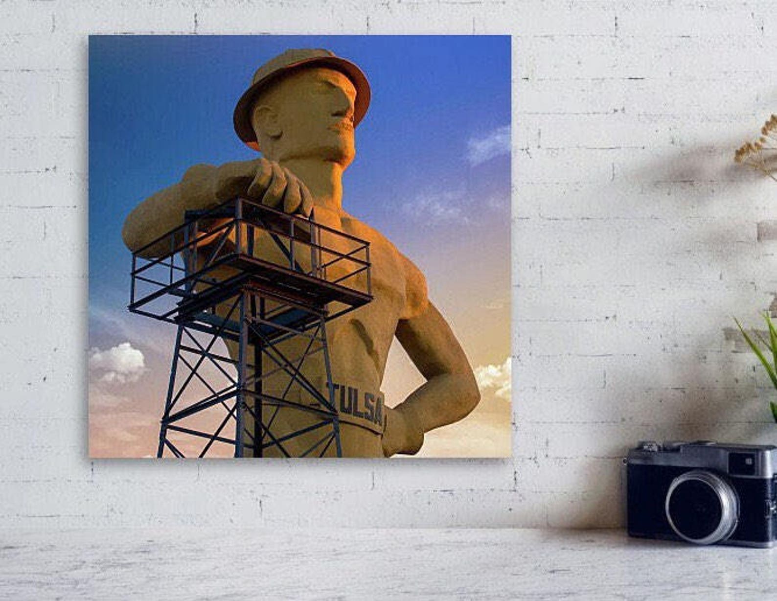 Tulsa Golden Driller Titanic Oil Man Tulsa Oklahoma Tulsa | Etsy
