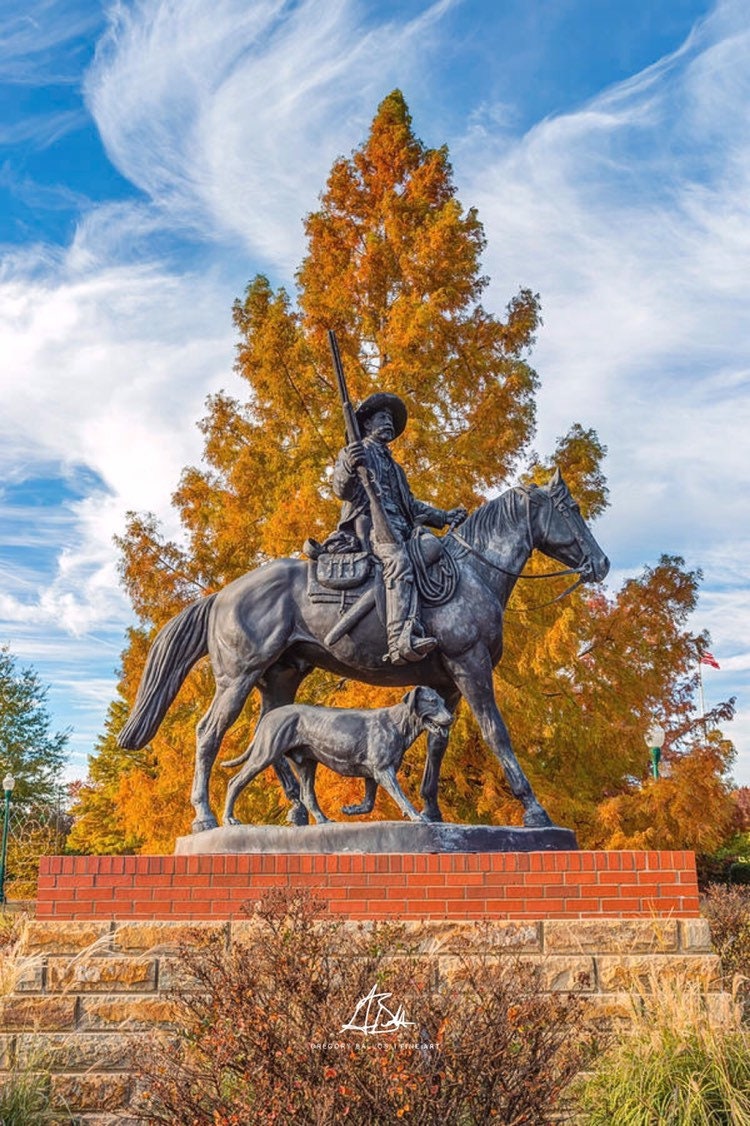 Fort Smith Monument Print Arkansas Wall Art Bass Reeves - Etsy.de
