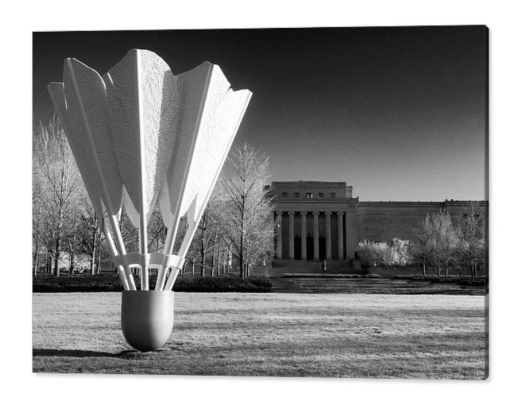 Kansas City Shuttlecock, Nelson Atkins Museum, Architectural Print ...