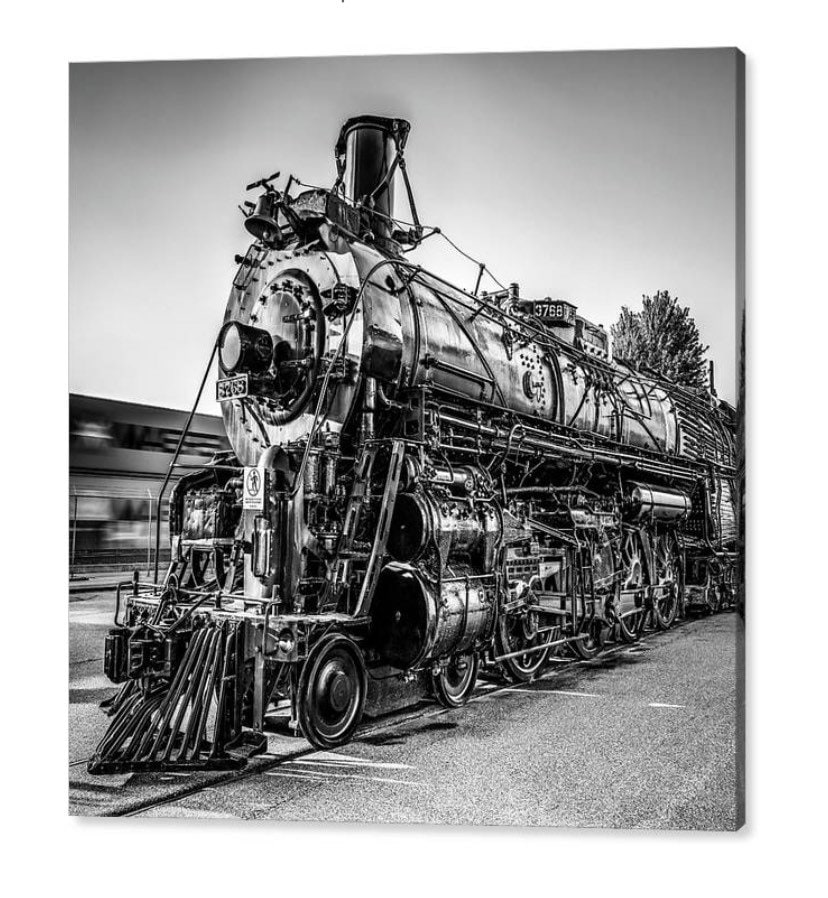 Wichita Kansas Union Train Station Monochrome Locomotive - Etsy