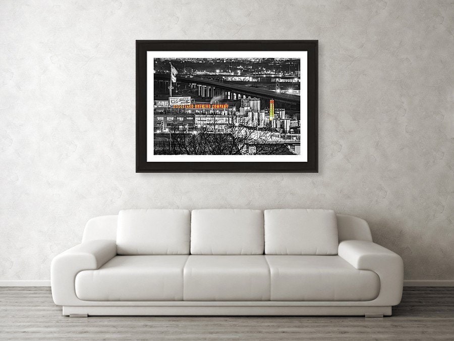 Kansas City Boulevard Brewing Smokestack and Neon Sign - Etsy