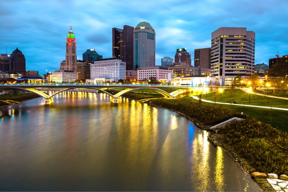 Downtown Columbus Ohio Skyline