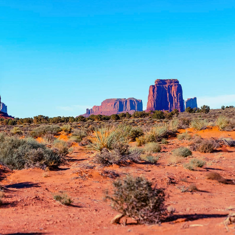 Arizona Landscape Wall Art Print Monument Valley Monolith | Etsy