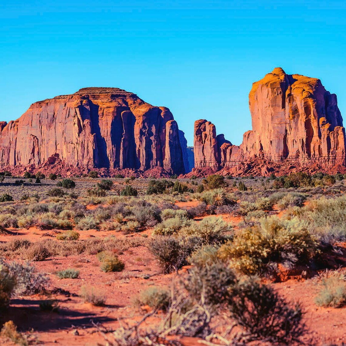 Arizona Landscape Wall Art Print Monument Valley Monolith | Etsy