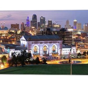 Kansas City Skyline, Panoramic Artwork, Cityscape Panorama, Downtown KC ...
