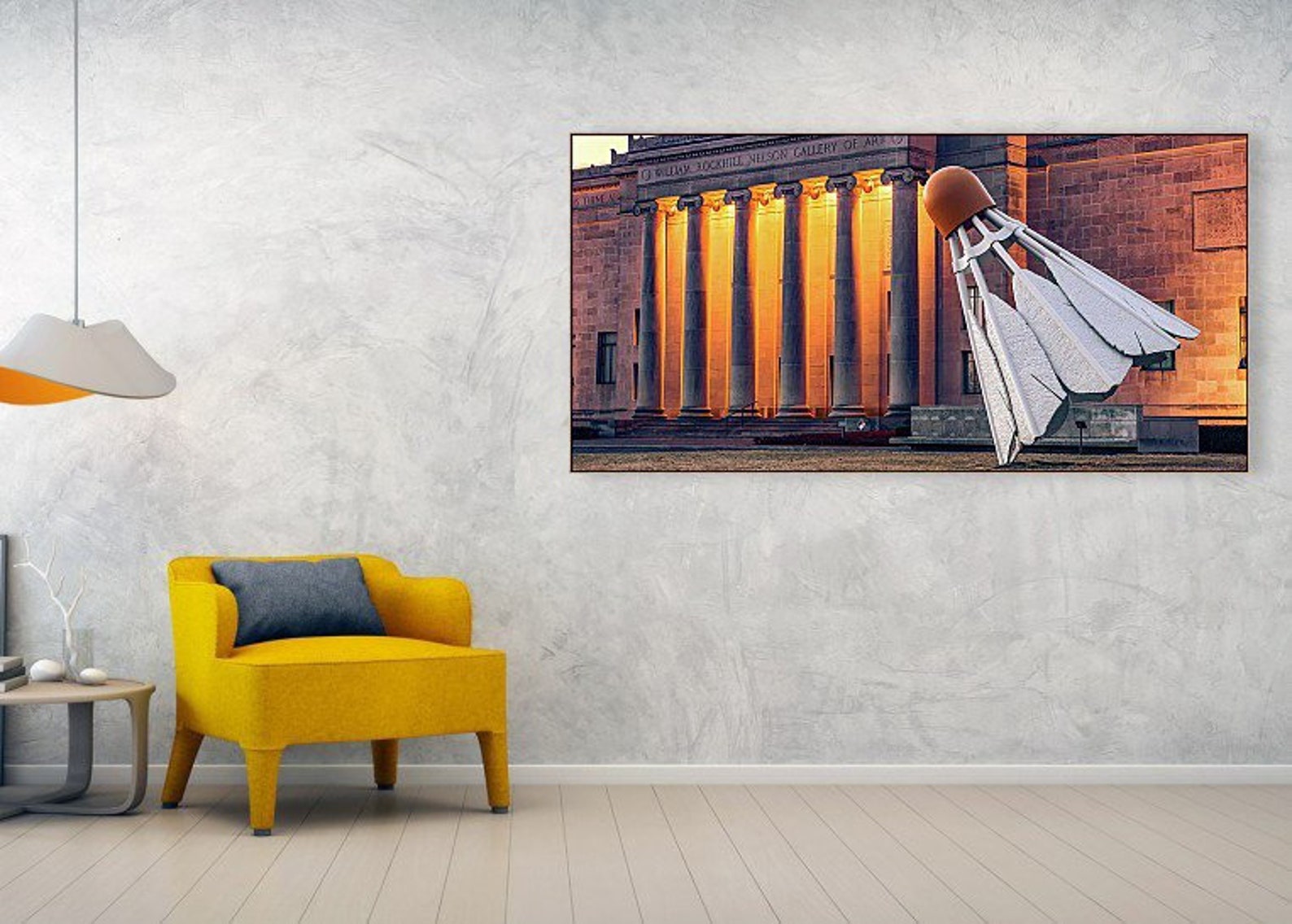 Kansas City Shuttlecock Nelson Atkins Museum Panorama - Etsy