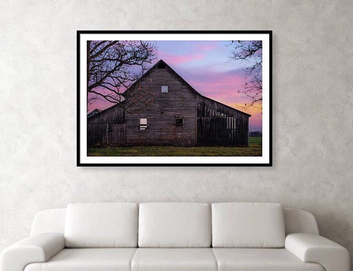 Arkansas Farmhouse Rural Art Modern Farm House Decor | Etsy