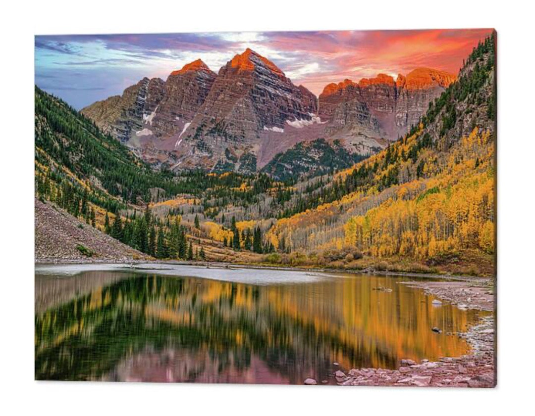 Maroon Bells, Autumn, Fall Foliage, Peak Color, Aspen Colorado ...