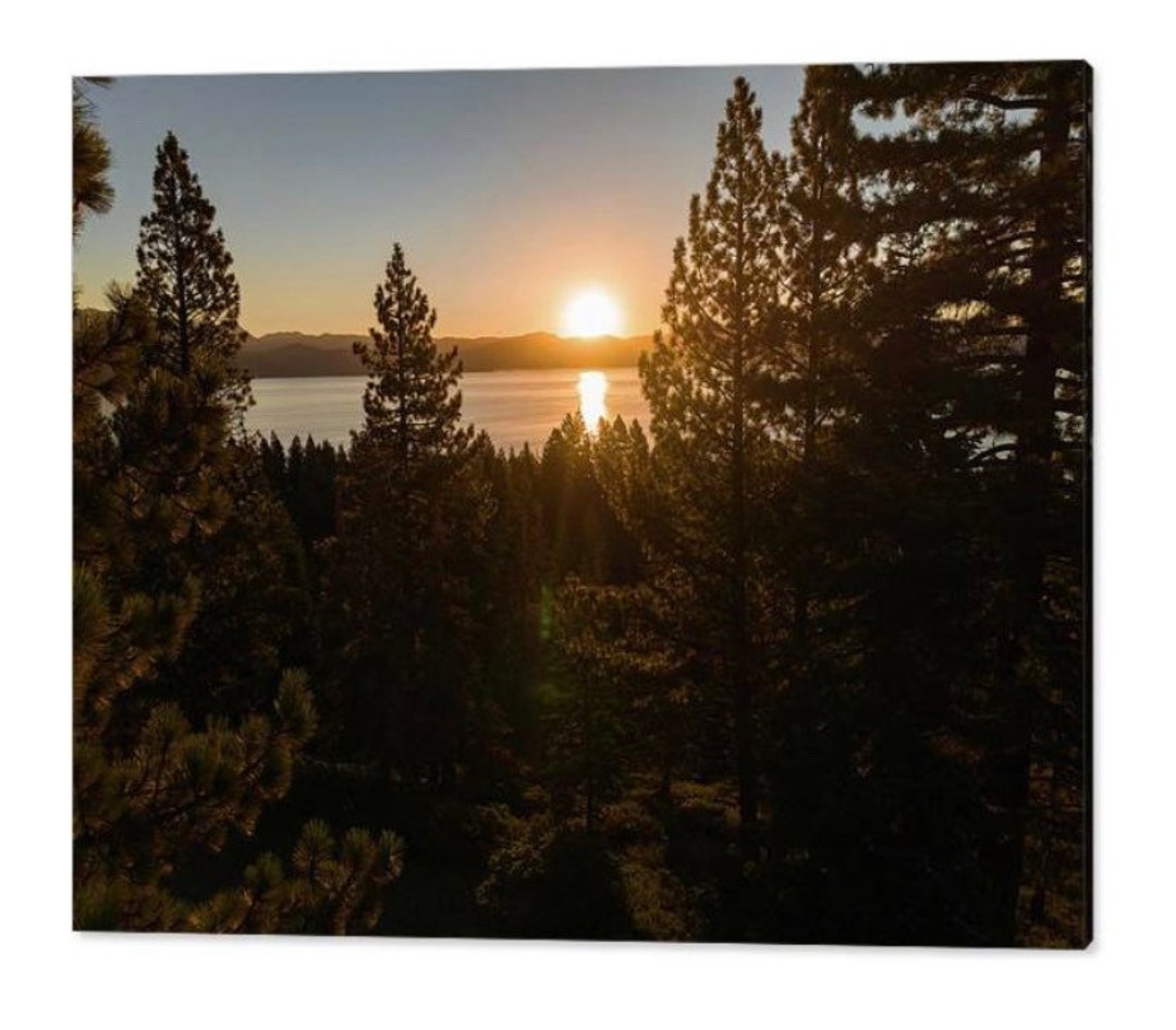 Lake Tahoe Sunrise Print: Dollar Point California Landscape - Etsy