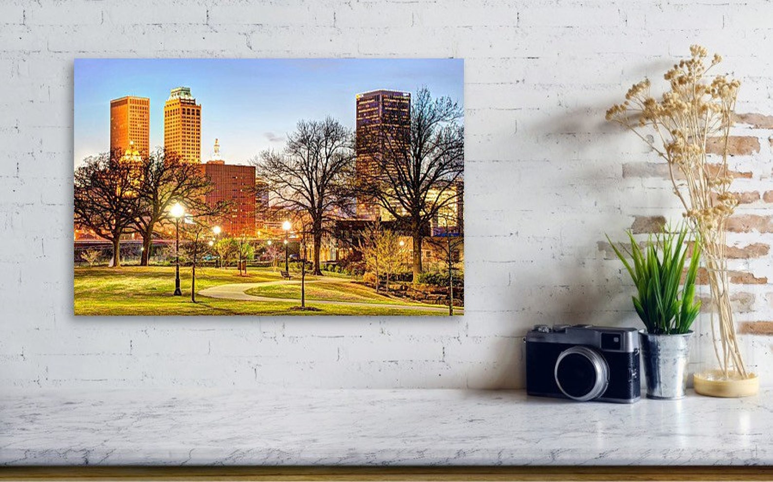 Tulsa Skyline Print Tulsa Oklahoma Art Tulsa Artwork | Etsy