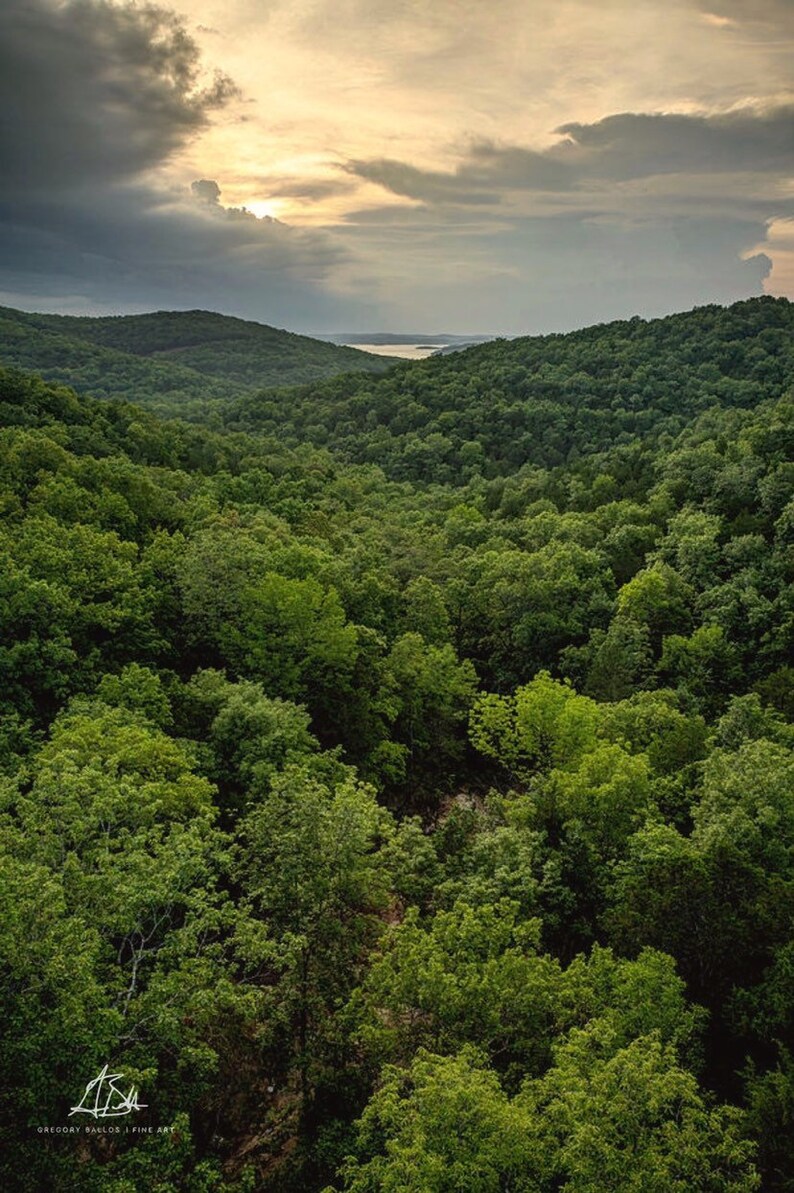Table Rock Lake Sunset Print: Ozark Mountain Landscape Art - Etsy