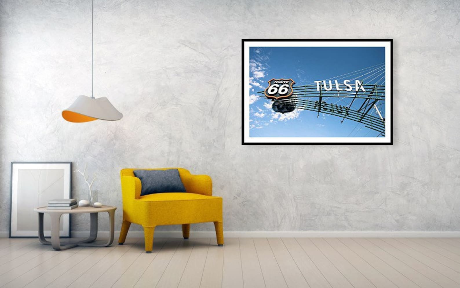 Tulsa Route 66 Wall Art Oklahoma Route 66 Print Tulsa 66 - Etsy