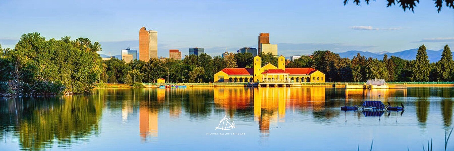 Denver Colorado Skyline Panoramic Wall Art Denver Panoramic | Etsy