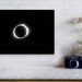 Total Solar Eclipse Print 2017 Solar Eclipse Monochrome Wall - Etsy