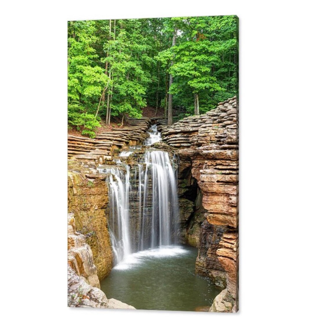 Ozark Mountains Waterfall Art Print: Lost Canyon Nature Trail - Etsy