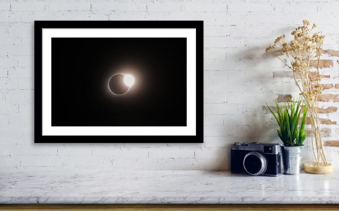 Total Solar Eclipse Sun and Moon Solar Eclipse Decor - Etsy