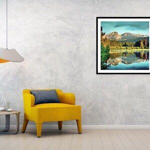 Rocky Mountain Print, Colorado Landscape, Wall Art Print, Estes Park ...