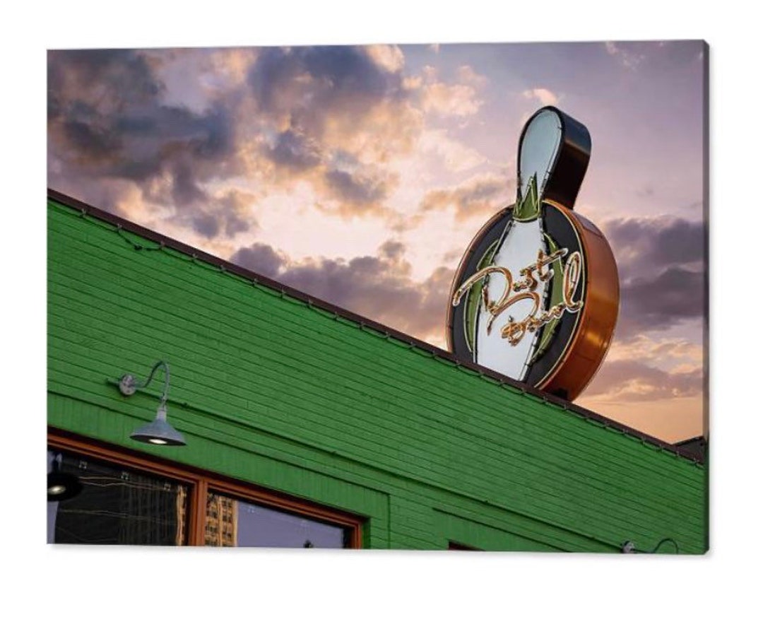Tulsa Dust Bowl Lanes: Retro Neon Sign Photography - Etsy