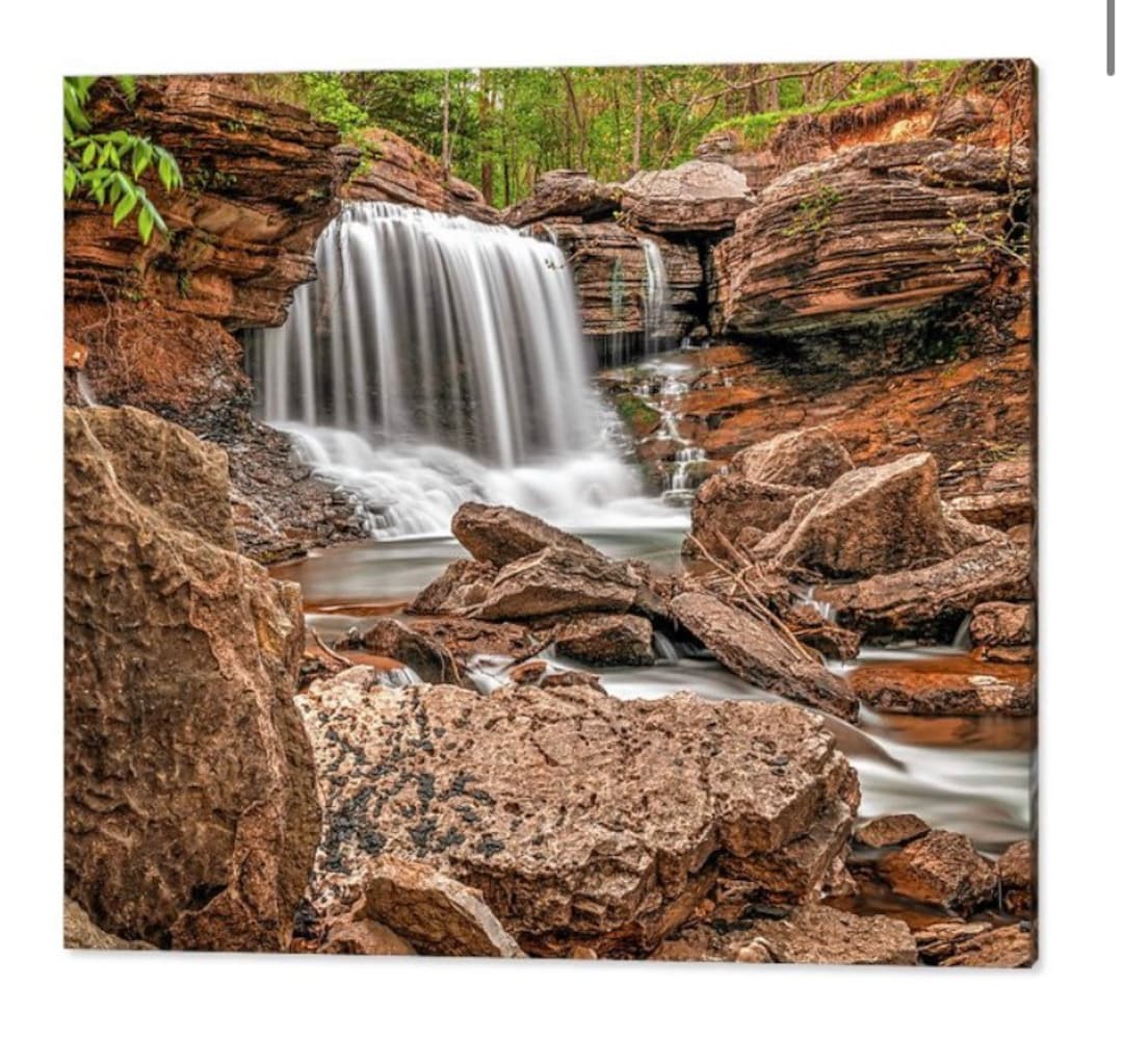 Lake Ann Falls Print: Bella Vista, Arkansas Waterfall Photography - Etsy