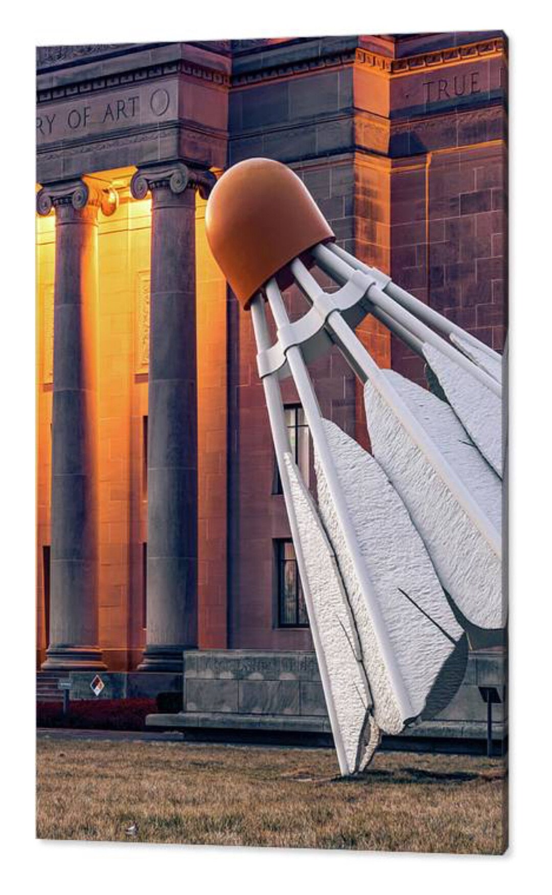 KC Shuttlecock Print, Nelson Atkins Museum, Kansas City Shuttlecock ...