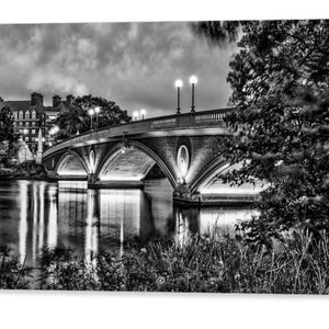 John Weeks Footbridge, Boston Bridge, Black and White, Monochrome ...