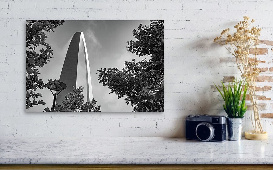 St Louis Arch Print Gateway Arch Print Black and White - Etsy