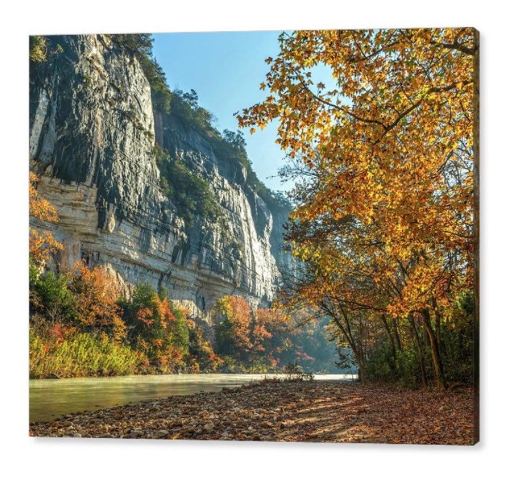 Ozark Mountains Autumn Landscape Photography: Roark Bluff Sunrise - Etsy