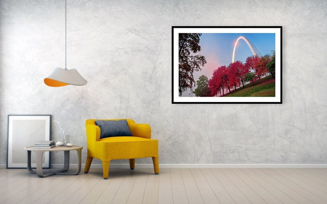 Saint Louis Arch Autumn Wall Art St Louis Arch Print Fall - Etsy