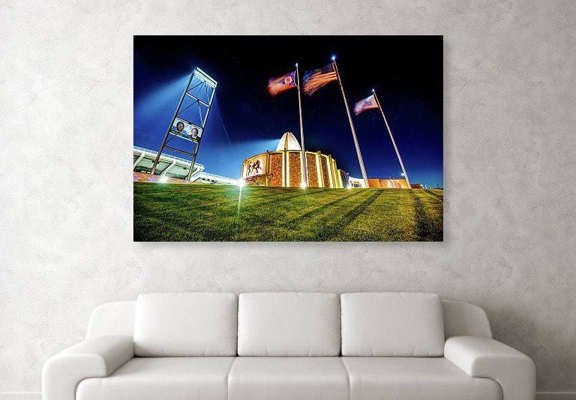 Pro Football Hall of Fame Print: Canton Ohio, Sports Wall Art - Etsy