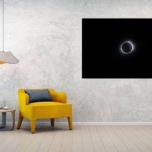 Total Eclipse Print, Solar Eclipse Wall Art, Astrophotography, Moment ...