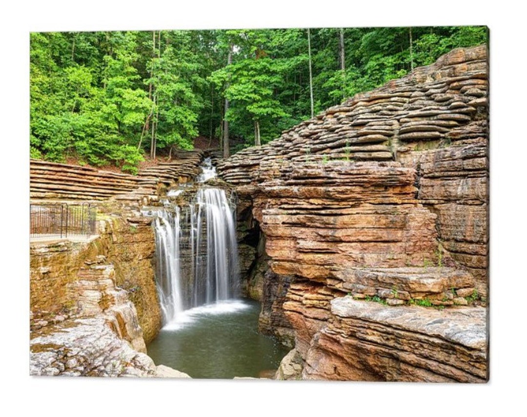 Branson Waterfall Art Table Rock Lake Branson Missouri Top - Etsy