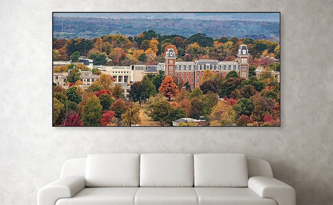 Old Main, Arkansas Landmarks Panorama, Northwest Arkansas, Fayetteville ...