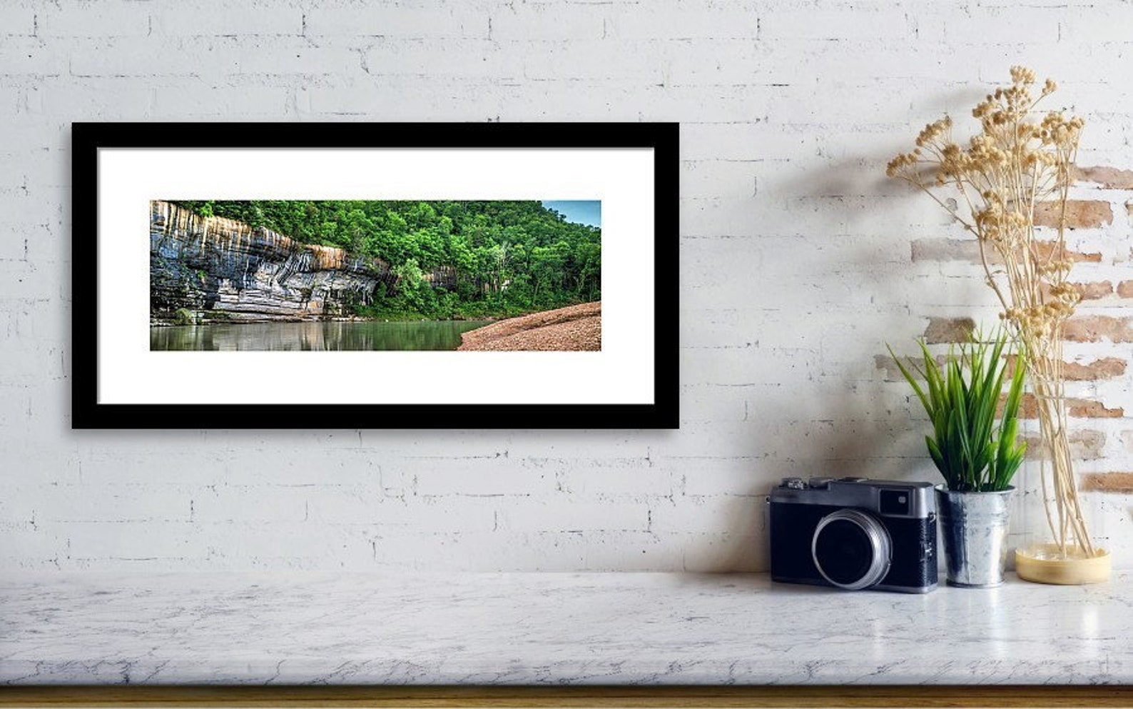 Buffalo Point Painted Bluff Arkansas Buffalo River Panoramic | Etsy