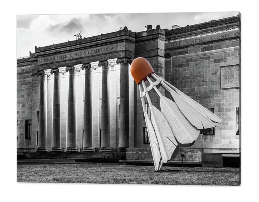 KC Shuttlecock, Art Museum, Kansas City, Selective Color Splash ...
