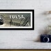 Tulsa Panorama Route 66 Neon Sign Tulsa Oklahoma Sepia - Etsy