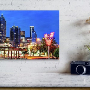 The Varsity, Atlanta Georgia Skyline, Architectural Decor, Atlanta Wall ...