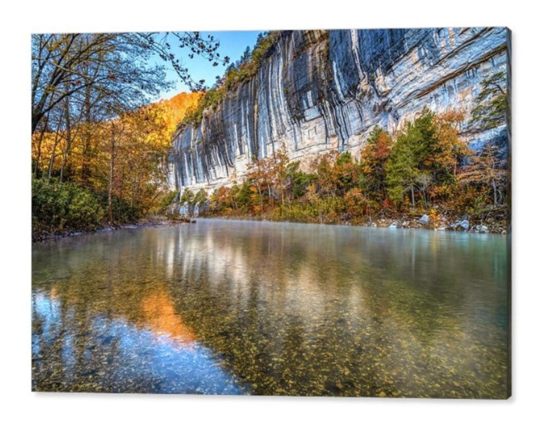 Roark Bluff Autumn Print: Buffalo National River, Arkansas - Etsy