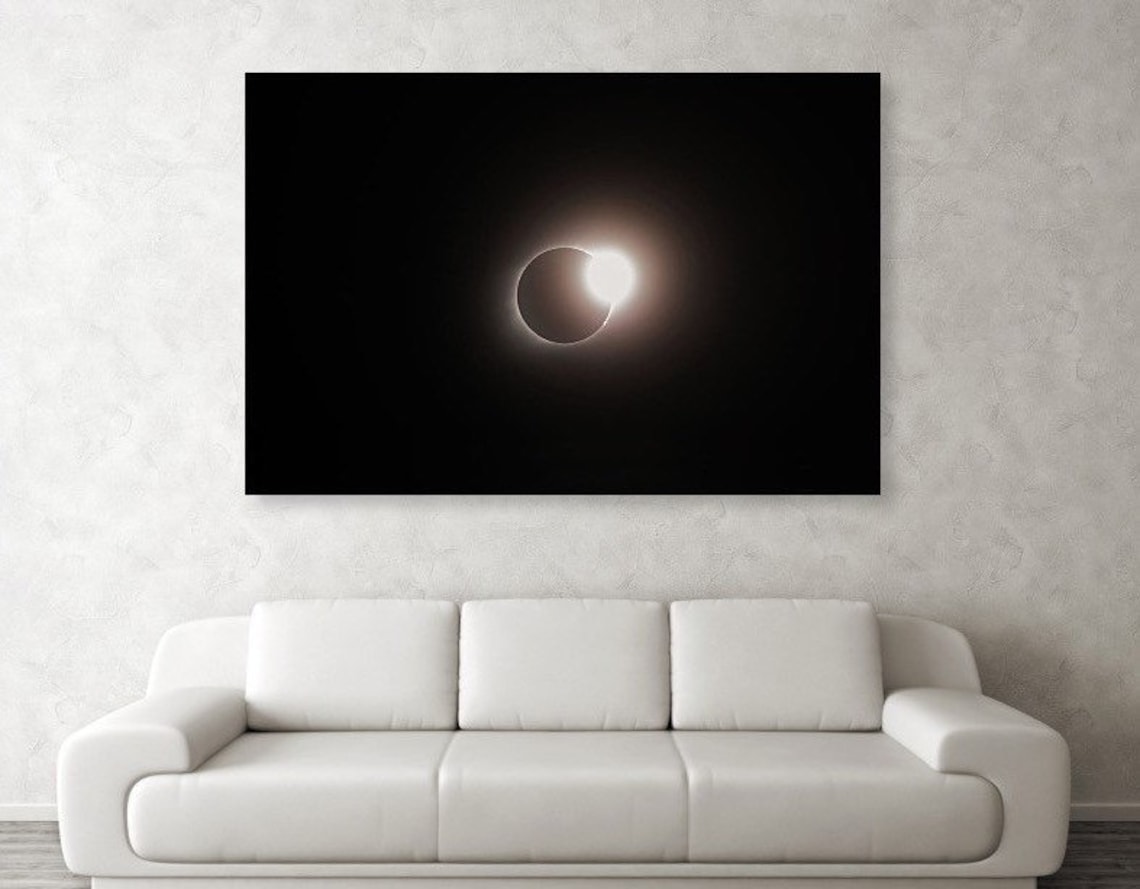 Total Solar Eclipse Sun and Moon Solar Eclipse Decor - Etsy