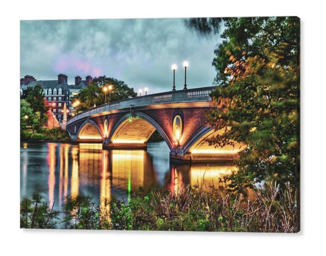 John Weeks Bridge, Famous University Footbridge, Cambridge Prints ...