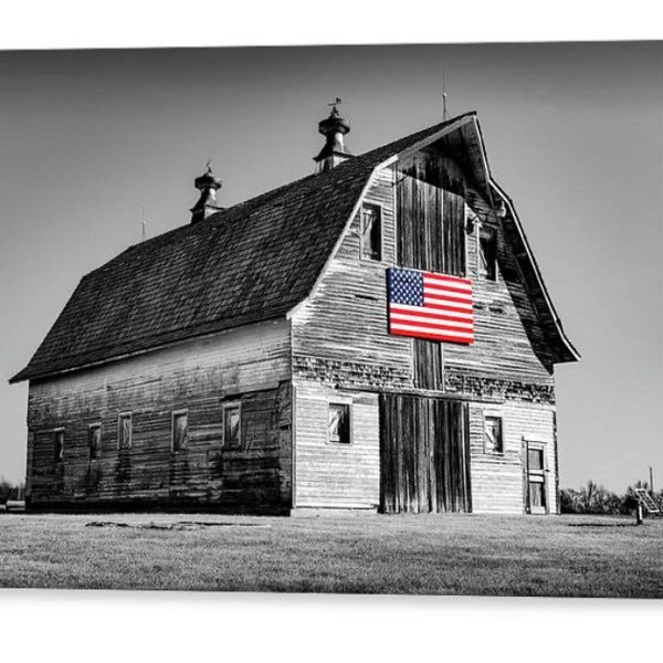 American Flag Barn - Etsy